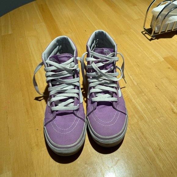 Vans | Shoes | Purple High Top Vans | Poshmark